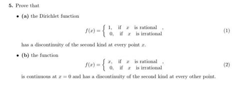 solved f x { 1 5 prove that a the dirichlet