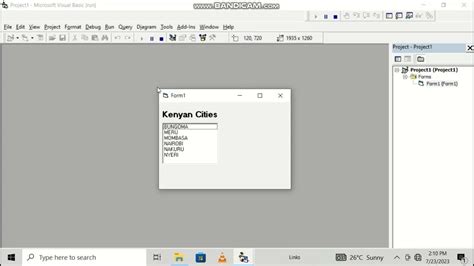 Visual Programminglists And Comboboxes Youtube