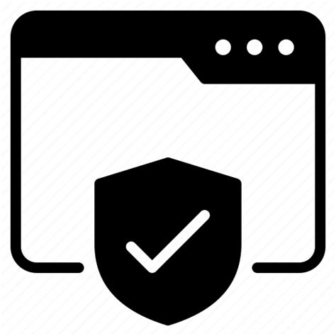 Web Security Internet Shield Online Website Safety Icon