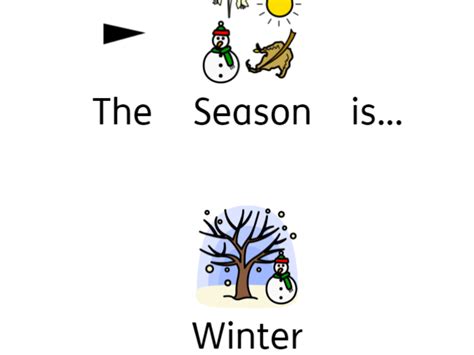 Winter Activity Matching Sen Learners Teaching Resources
