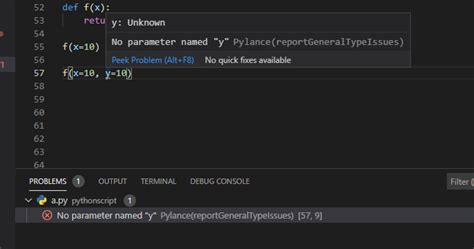 Python VSCode Highlight Type Error Too Many Arguments Stack Overflow