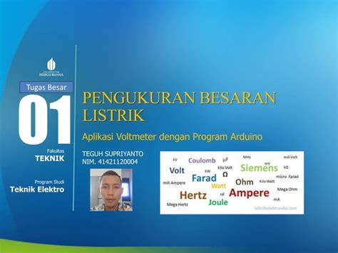 Tb1 Aplikasi Volt Meter Menggunakan Arduino Uno Pptx