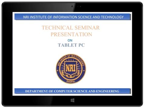 Tablet Pc By Vikram Rana Ppt