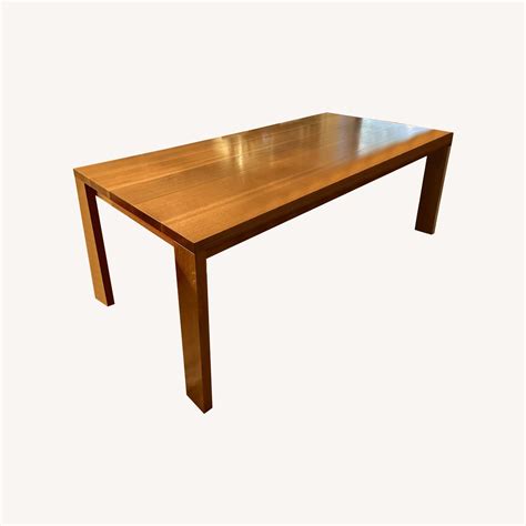 Custom Oak Wood Dining Table Aptdeco