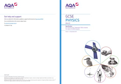 Gcse Physics Specification Aqa 8463