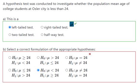 Solved A Hypothesis Test Was Conducted To Investigate
