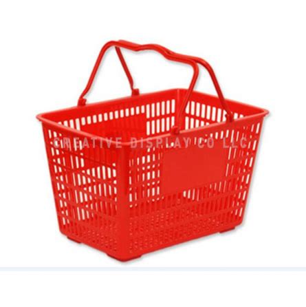 Supermarket Hand Plastic Shopping Basket For Sale In Doha Qatar