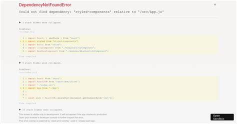 React Codesandbox