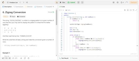 Krushna Kanta Rout On Linkedin Solved Zigzag Conversion Leetcode
