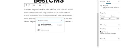 the easiest way to create anchor links in wordpress wedevs
