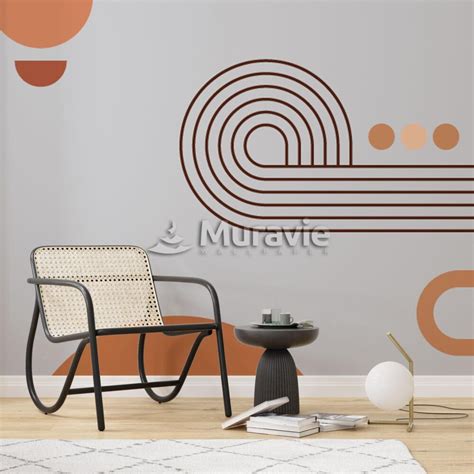 Linear Geometric Pattern 3d Wall Mural
