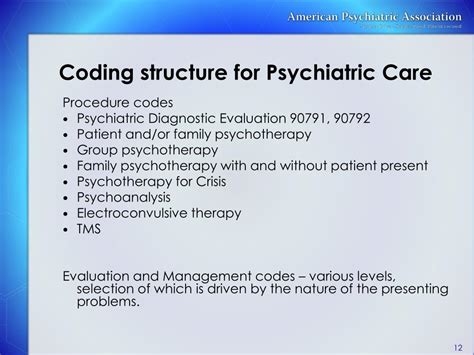 ppt cpt coding for psychiatric care in 2014 powerpoint presentation