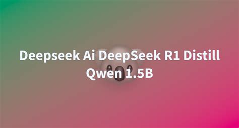 Readme Md Llmhacker Deepseek Ai Deepseek R Distill Qwen B At Eroppa Eroppa