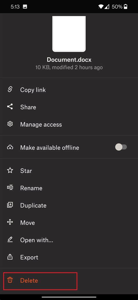 How To Delete Files And Folders From Dropbox Android Authority