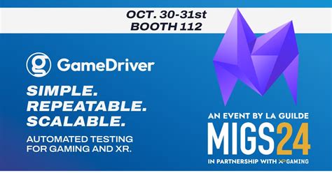 gamedriver on linkedin migs24 migs2024 gamedriver gamedev videogameqa