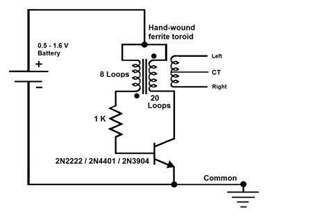 Simple Joule Thief Circuit Using Bc547 Npn Transistor 60 Off