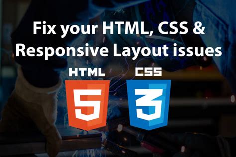 Fix A Bug On Your Html Css Code By Lalvar Fiverr