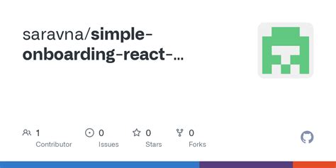 Github Saravnasimple Onboarding React Typescript