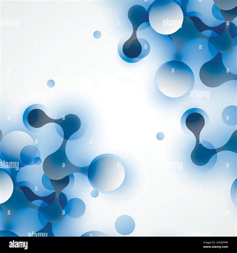 abstract connection structure and vector science background stock