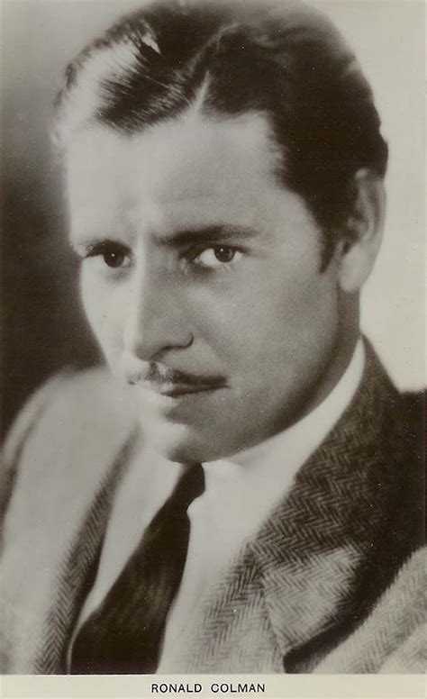 Ronald Colman Ronald Colman Classic Movie Stars Colman