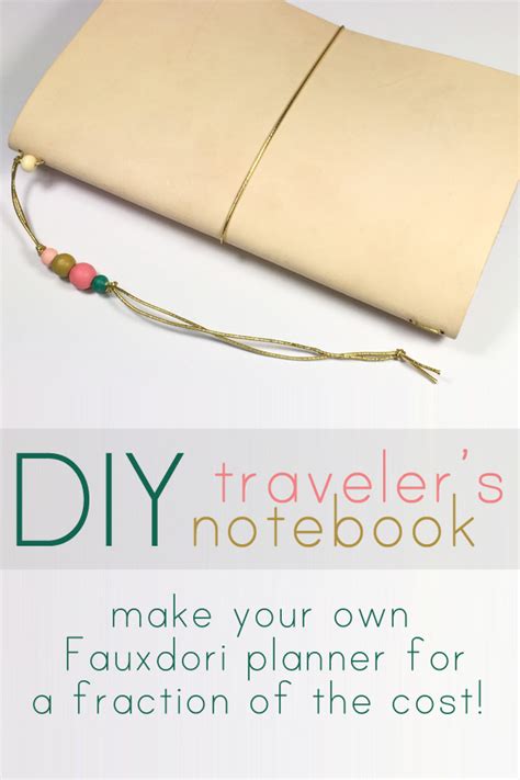 Diy Midori Style Traveler S Notebook Tutorial Artofit