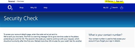 solved where do i enter the code when trying to log into o2