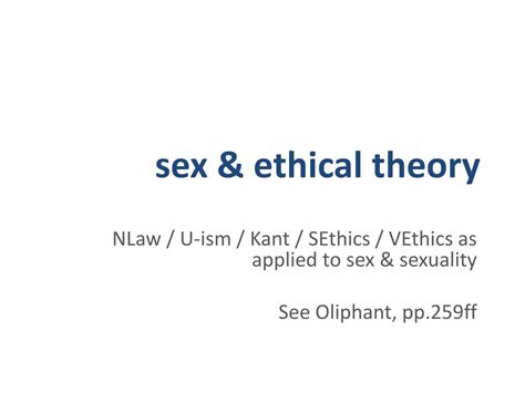 PPT Sex Ethical Theory PowerPoint Presentation Free Download ID