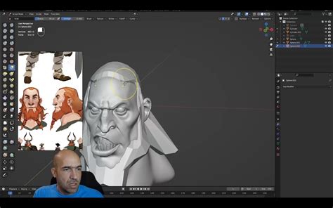 3d Character In Blender Viking Flippednormals