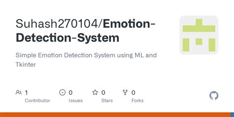 Github Suhash270104emotion Detection System Simple Emotion