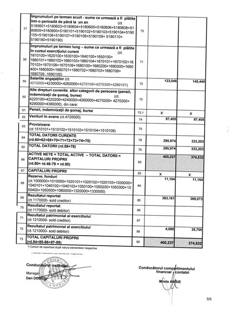 Bilant Contabil La 31 Martie 2019 Orchestra Populara Rapsozii Botosanilor