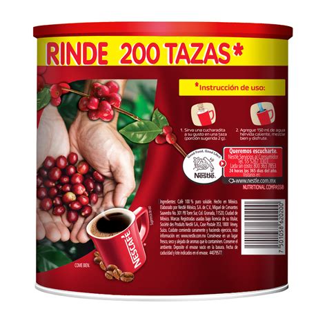 Café Soluble Nescafé Clásico Lata 400g Servicio Comercial Garis