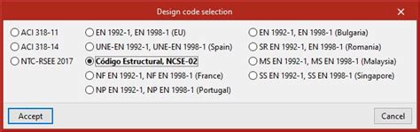 Implementation Spanish Structural Code Código Estructural Cype
