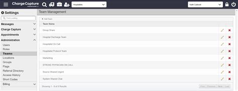 Team Messages Charge Capture By Mdtech Knowledge Base