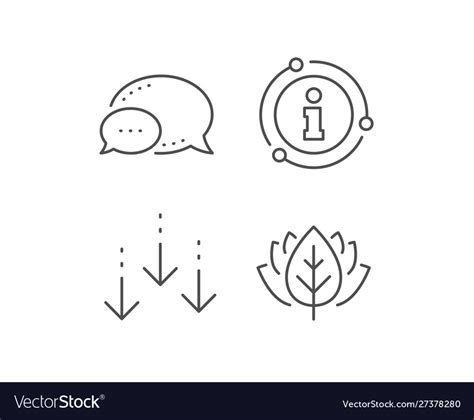 Scroll Down Arrow Line Icon Scrolling Screen Sign Vector Image