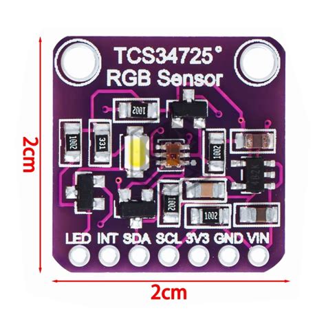 Датчик цвета RGB TCS34725 / Купить в RoboShop