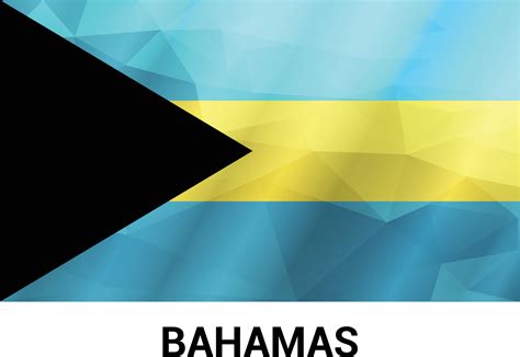 Bahamas Flag Design Vector 13371758 Vector Art At Vecteezy