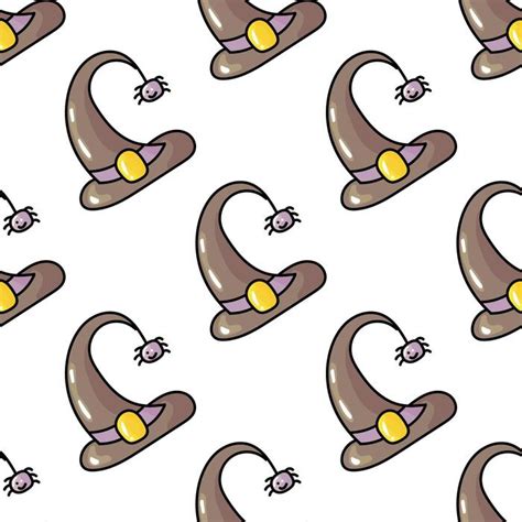 Witch Seamless Pattern Vector Art Icons And Graphics For Free Download