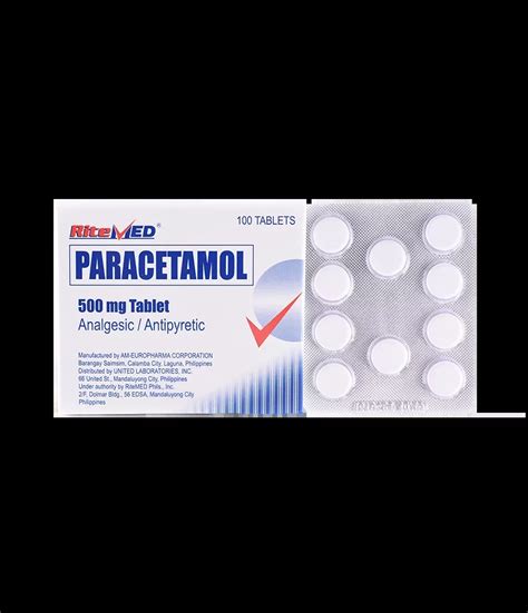 Paracetamol 500 Mg Tablet Ritemed Rose Pharmacy Medicine Delivery