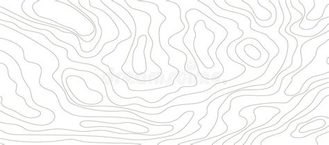 Topography Map Line Contour Territory Abstract Landscape Texture With