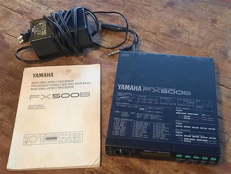 Yamaha Fx500b Bass Effects Processor Japan 1988 Reverb