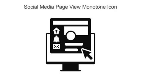 Social Media Monotone Icon Slide Team