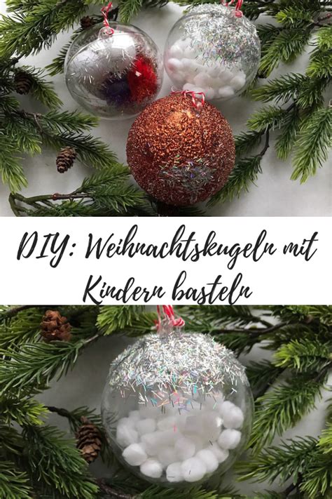 Diy Weihnachtskugeln Mit Kindern Basteln Geschenktipp Zu Weihnachten Mamaskiste De
