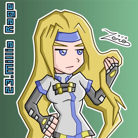 Millia Rage Arttrober 2022 By Zero Kurisu On Deviantart