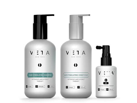 3 Step Hair Stimulating System For Men Shampoo For Fuller