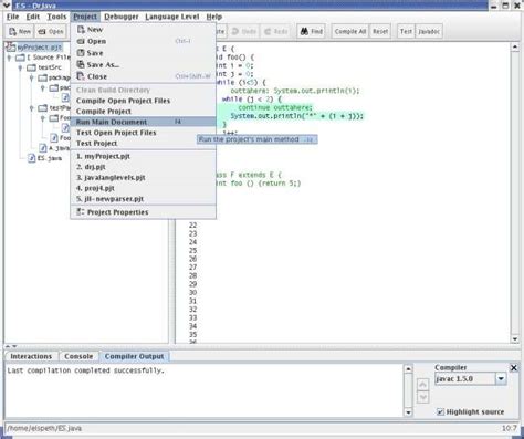 Running A Project