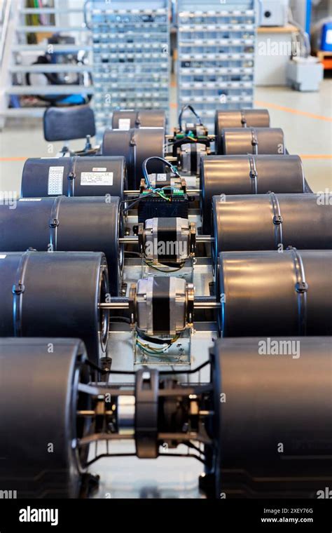 Sensorized And Monitored Machine For Modal Analysis Hi Res Stock