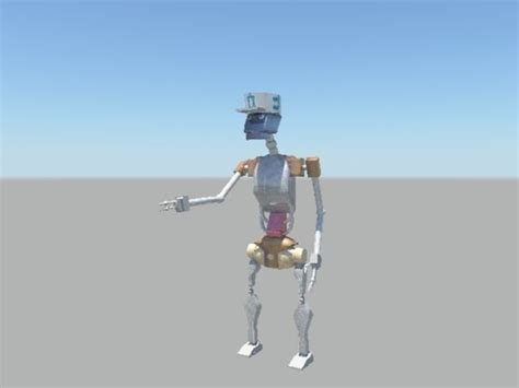 Toby The Robot 3d Asset Cgtrader