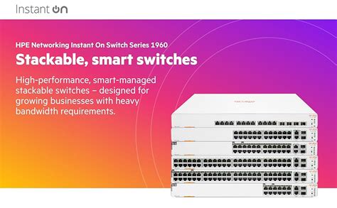 Hpe Networking Instant On Switch Series 1960 12 Port Mgig Smart Managed Layer 2