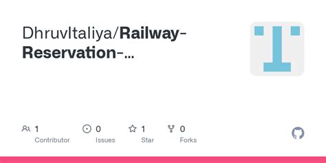 GitHub DhruvItaliya Railway Reservation Management System