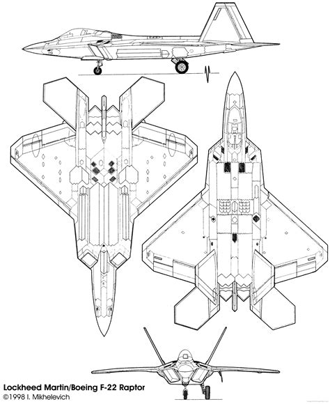 Lockheed Martin Boeing F 22 Raptor Stealth Aircraft F 22 Raptor